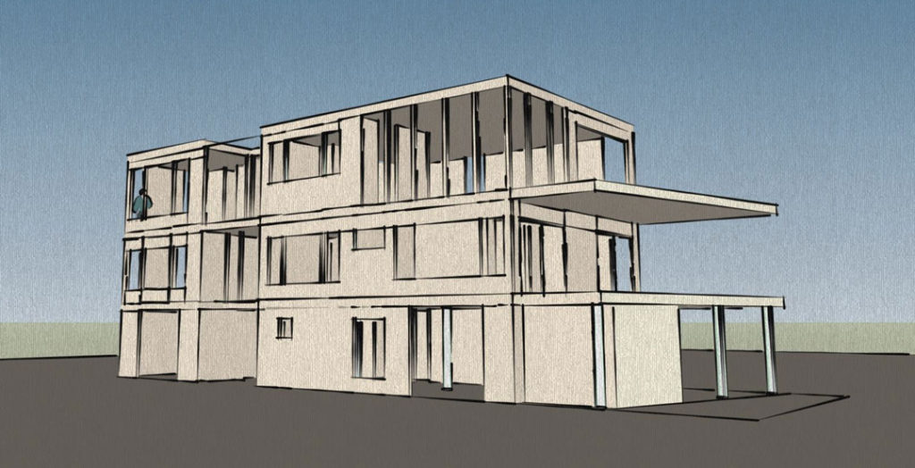 Ocean Front Home: Sketch | SGA
